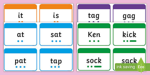 Heart Words Flashcards