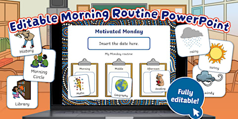 Morning Routine Interactive PowerPoint