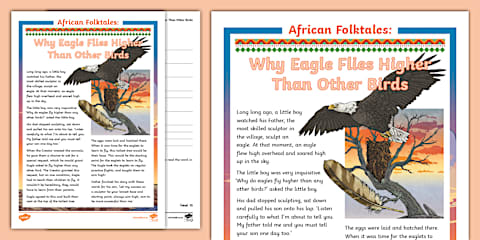 Foundation Phase English African Folktales - Why the Sun and the Moon ...