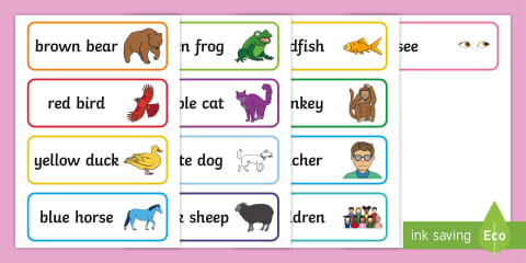 Story Sacks Resource Pack to Support Teaching on Brown Bear, Brown Bear ...