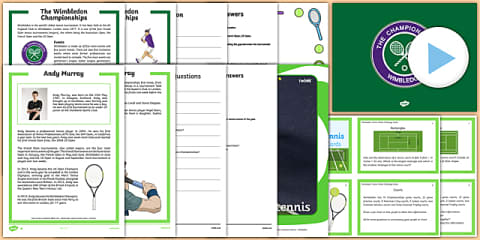 Wimbledon Reading Comprehension Activity For Ages 5-7