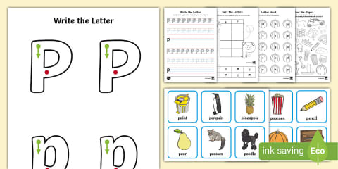 Roll a Letter - Handwriting ABCDEF Activity Sheet