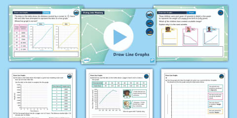 Statistics: Drawing a Line Graph (Ages 8 - 9)
