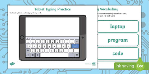 Printable Computer Keyboard