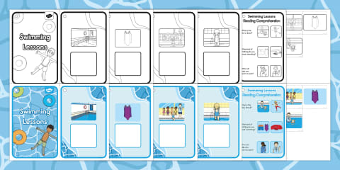 Swimming Visual Routine Cards