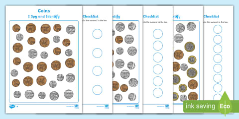 Coin Ordering Cut and Paste Worksheet / Worksheet - british, money ...