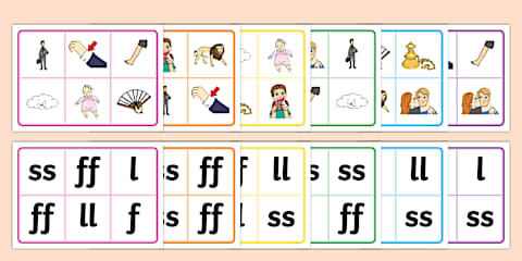 Letters and Sounds Workbook (h, b, f, ff, l, ll, ss)