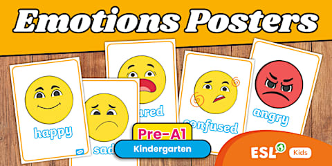 ESL Beginners Pack: Adjectives [Kindergarten, Pre-A1]