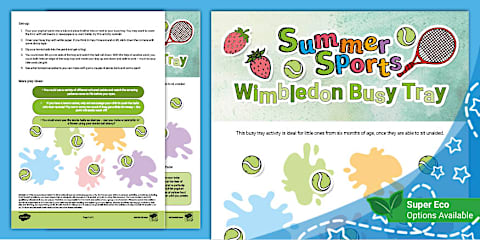 Wimbledon Reading Comprehension Activity For Ages 5-7
