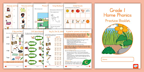 Grade 1 Phonics: Slide and Blend Activity Mat