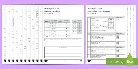 AQA GCSE Physics: Electricity Topic Title Page