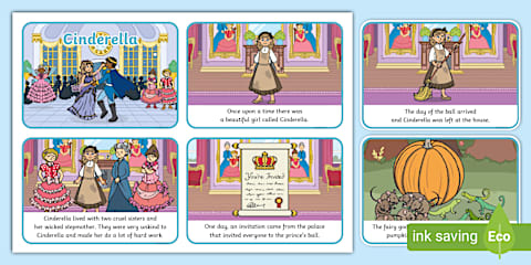 Cinderella Stick Puppets