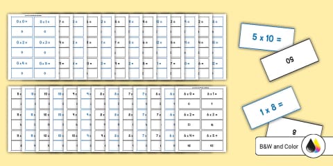 Multiplication Flashcards