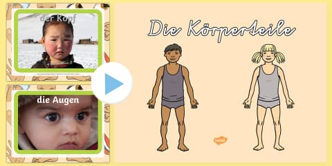 Körperteile DaZ PowerPoint