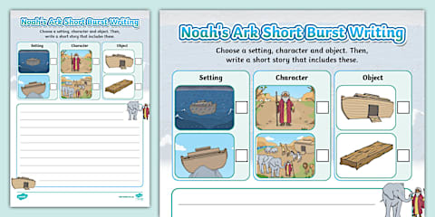 Noah's Ark Dictionary Word Cards