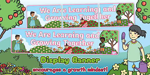 Let's Grow Together Display Banner