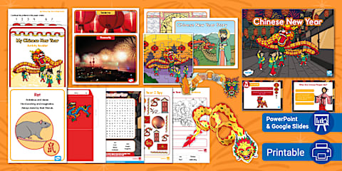 Lunar New Year Reading Comprehension Activities (Ages 5 - 7)