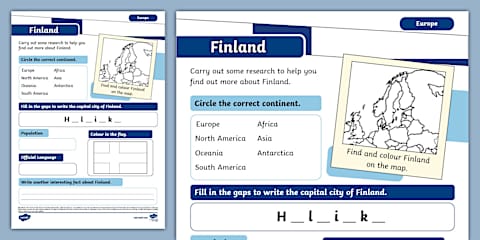 KS1 Finland Resource Pack