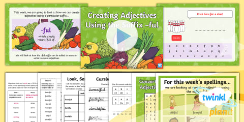 Grade 3 Phonics: -ful Suffix Interactive Go! Game
