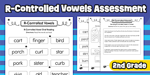 Second Grade Beginning of the Year ELA Spelling Assessment