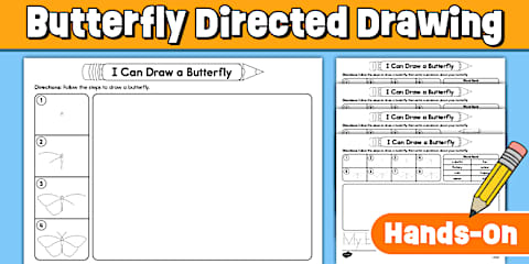 Rainbow Directed Drawing | Printable Draw and Write Worksheets