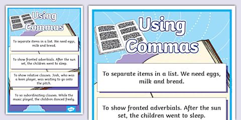 Understanding Full Stops and Commas (Poster)