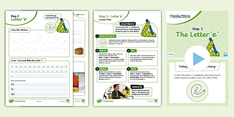Twinkl Handwriting Scheme: Step 3 Curly Caterpillar Letter 'a' Pack