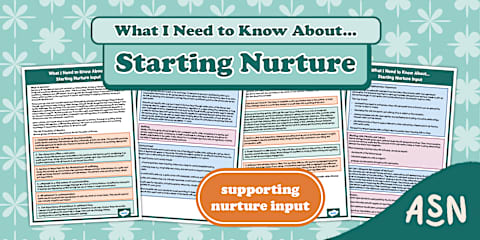 Six Principles of Nurture Display Poster