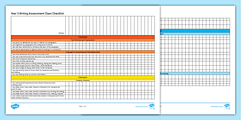 Victorian Curriculum F-6 Writing Checklist Pack