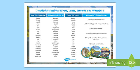 Describe the River Writing Activity