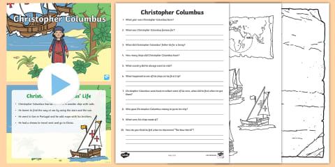 KS1 Christopher Columbus Fact File