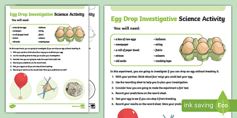 Egg Drop Challenge Resource Pack