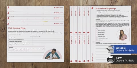 Year 7 - Year 10 English Spelling, Punctuation and Grammar Activity Pack 1