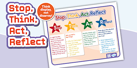 Stop, Think, Do Display Poster