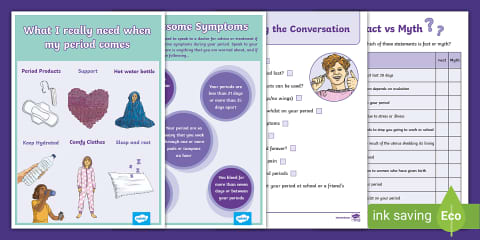 Period Products Summary Sheet
