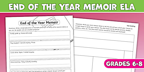 Narrative Writing Editing Task Cards and Checklist for 6th-8th Grade