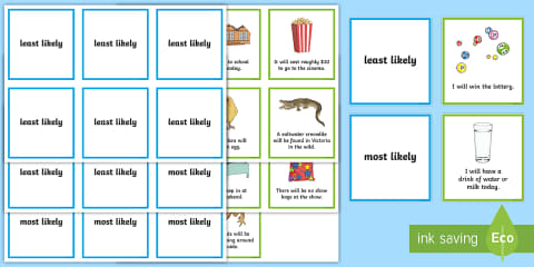Chance Worksheets