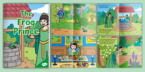 The Frog Prince Story Writing Flap Book