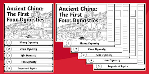 Ancient China: The First Four Dynasties Word Search for 6th-8th Grade