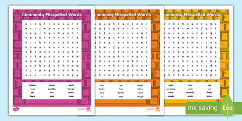 Irregular Plural Nouns Word Search for ELL