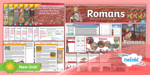 Romans Fact File Template - Twinkl History