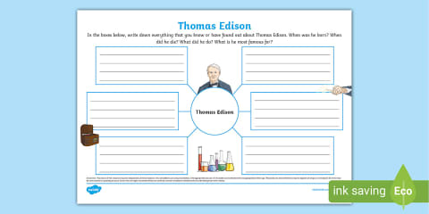 Thomas Edison Biography Template
