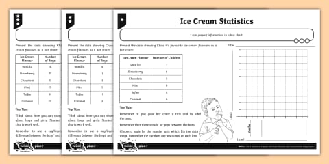 Year 5 Constructing a Line Graph Activity Sheets