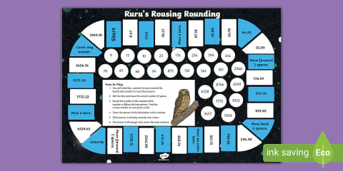 Rounding Decimals Loop Card Game