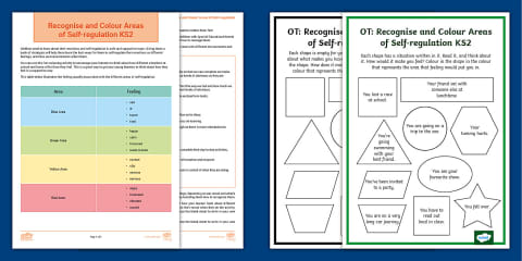 OT: Older Learners Areas of Self-Regulation Lesson Plans: 2. Control ...