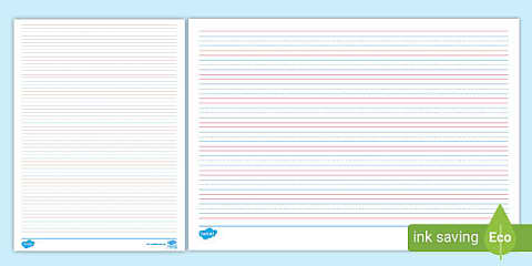 Twinkl Lined Handwriting Paper