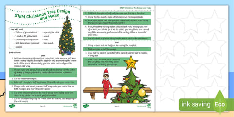 Christmas STEM Challenge Cards