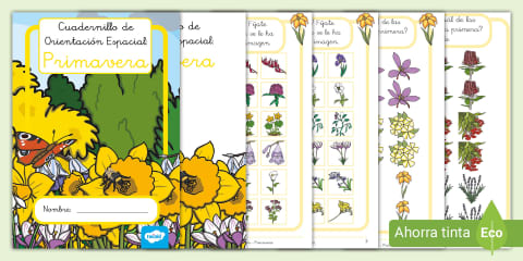 Cuadernillo de actividades: La primavera - Educación Infantil
