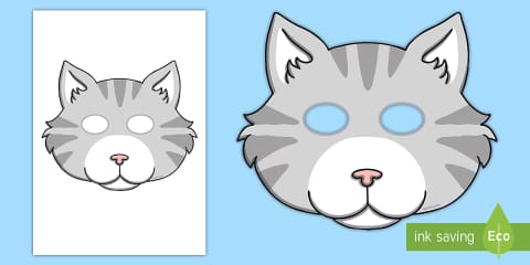 Animal Role Play Mask Templates