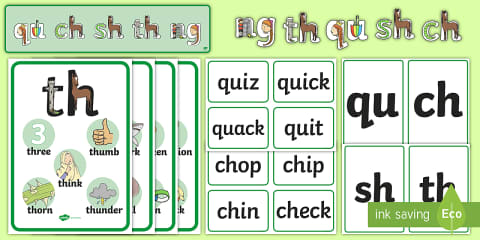 ai ee er oa oo Phonics Display Posters